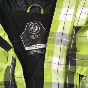 Ripzone | Jackets & Coats | Ripzone 500mm Hooded Plaid Snowboard Jacket ...